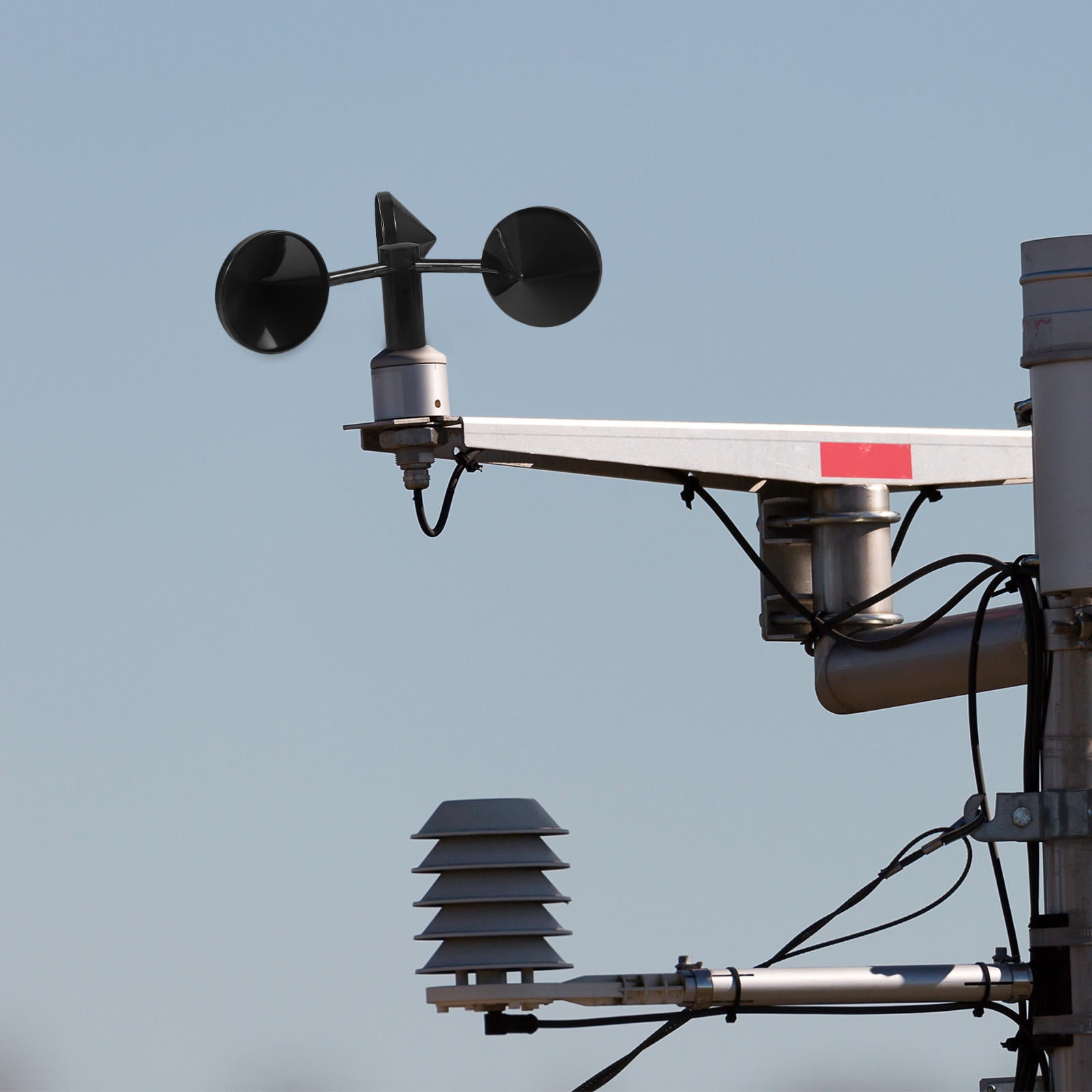 ELAYARD Wind Measurement 3 Cup Sensor Black with Low Power Consumption ...