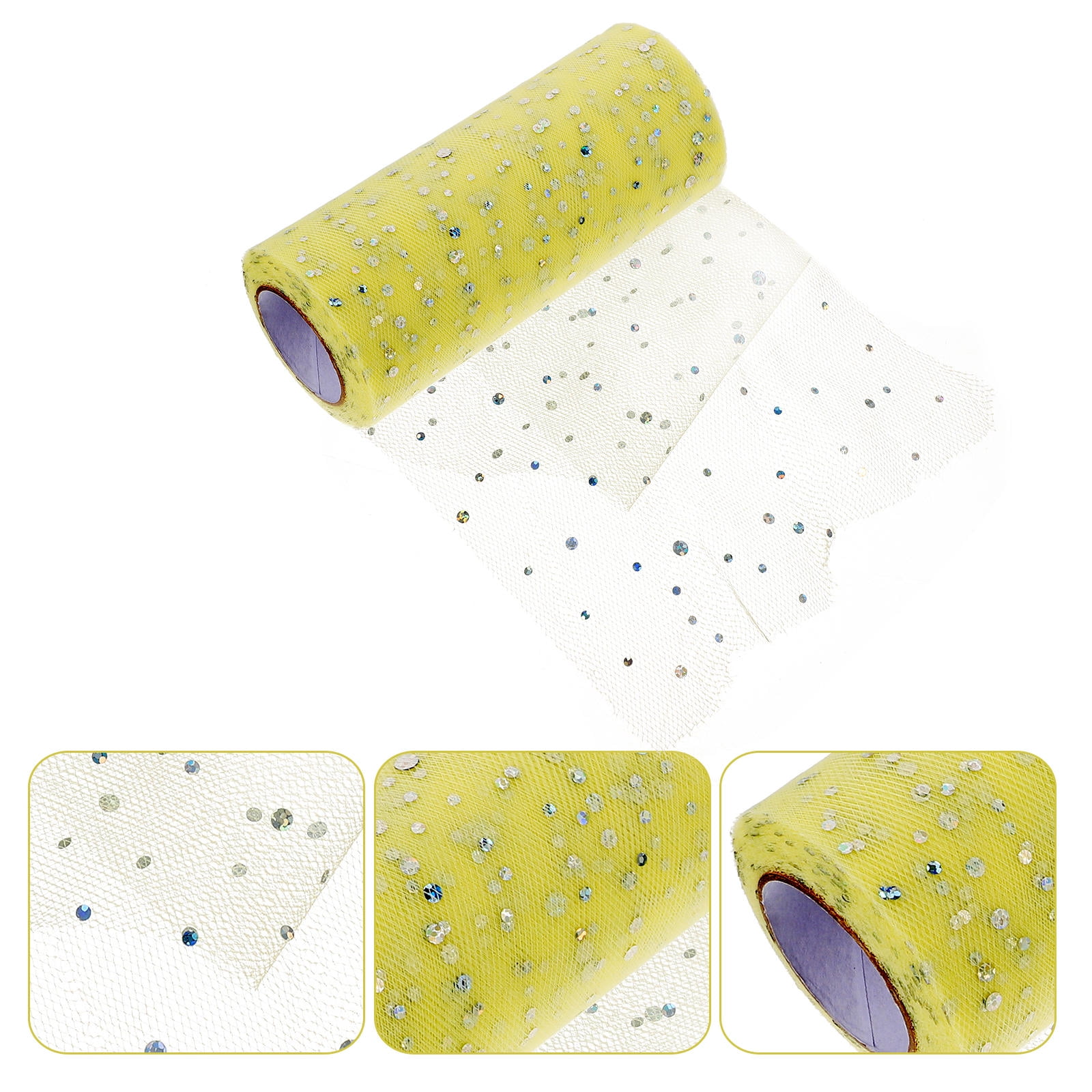 ELAYARD Yellow Gauze Ribbon for DIY Perfect for present Boxes Bouquets ...