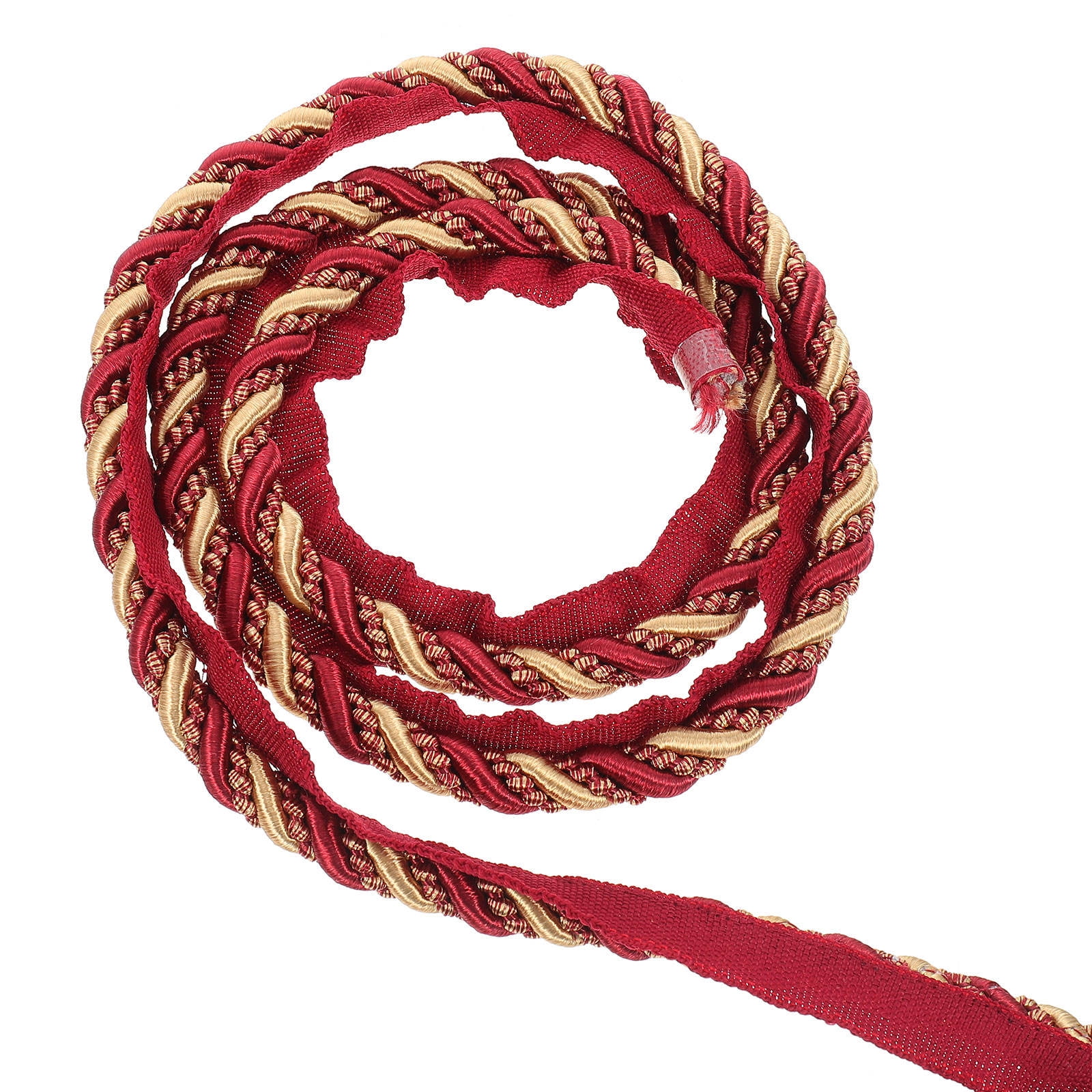 ELAYARD Four-Strand Red Polyester Decorative Rope for Home Decor and ...