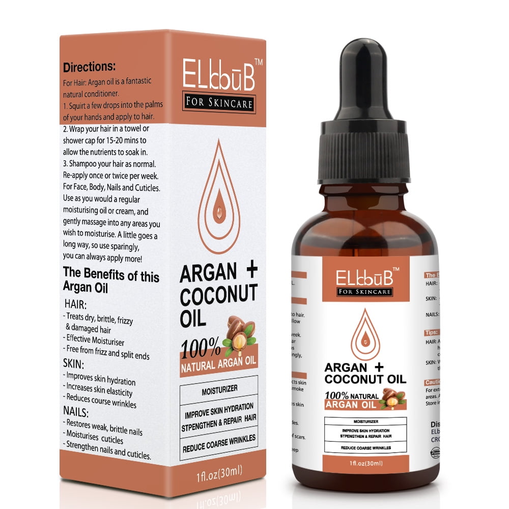 ELBBUB Extra Penetrating Renewal Serum with Argan & Coconut Oil for ...