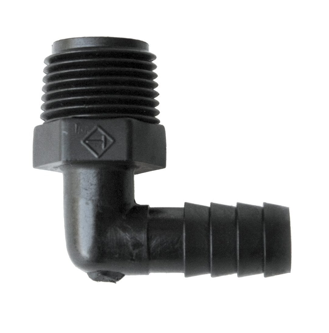 ELBOW MALE ADAPTER, 90 DEGREES 3/8IN MPT X 3/8IN BARB - Walmart.com