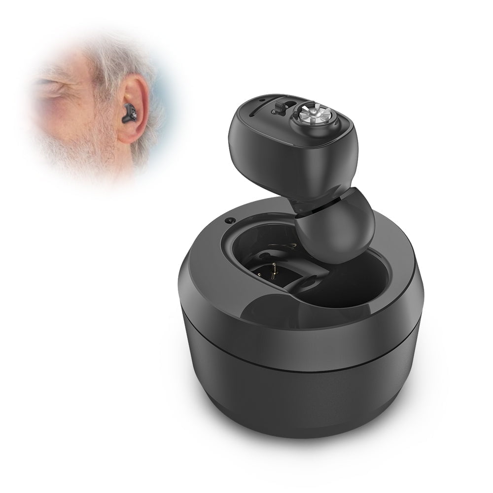 ELCTRTICI Hearing Aid for Seniors Rechargeable with Noise Cancelling ...