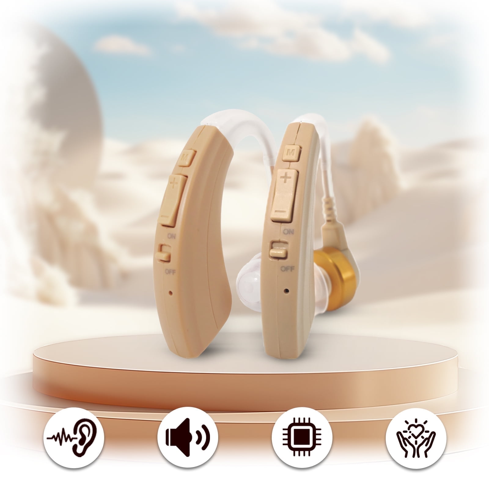 ELCTRTICI Hearing Aids for Seniors - Rechargeable Hearing Aids with ...