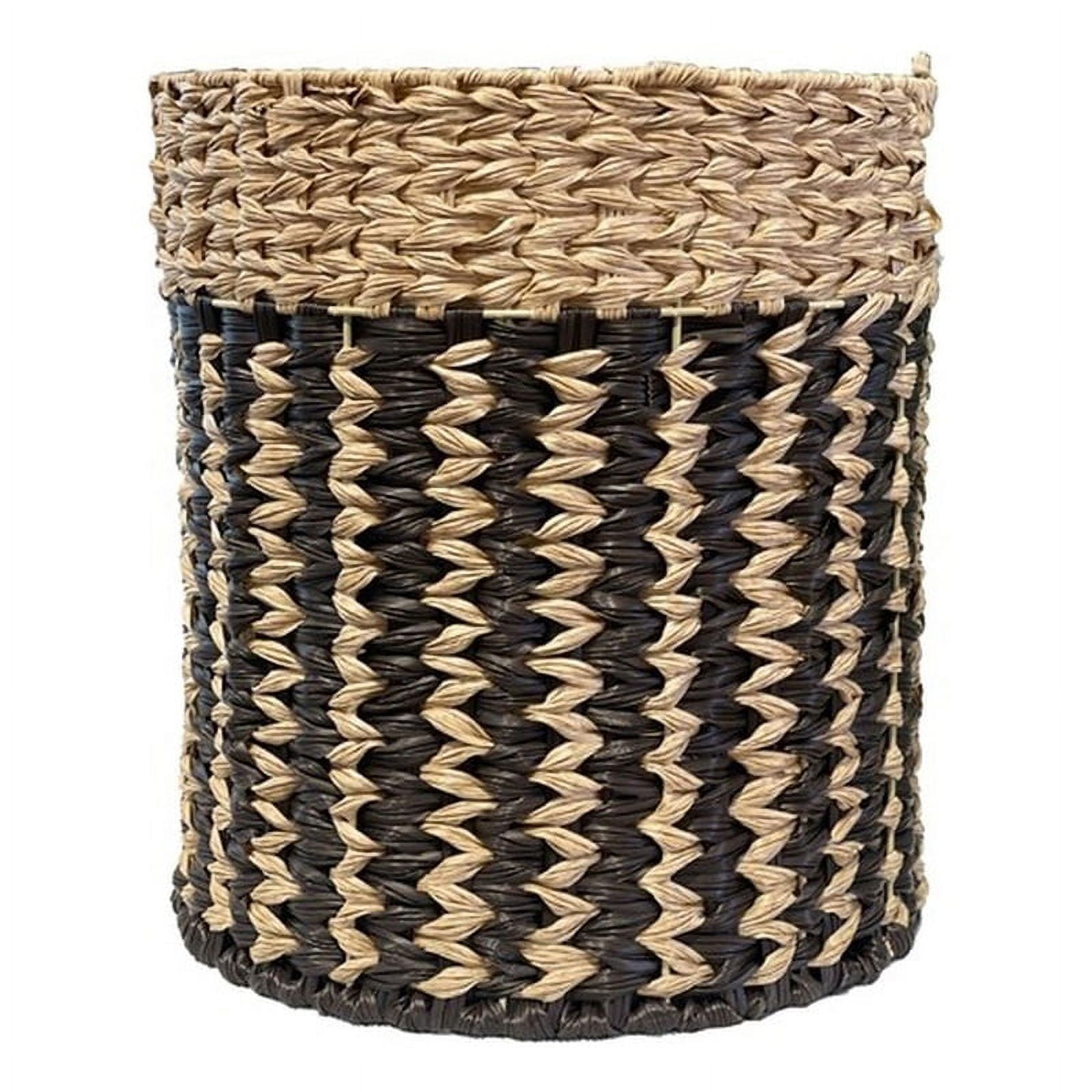 ELE Light & Decor Coastal Wicker / Rattan Storage Basket in Multi-Color ...