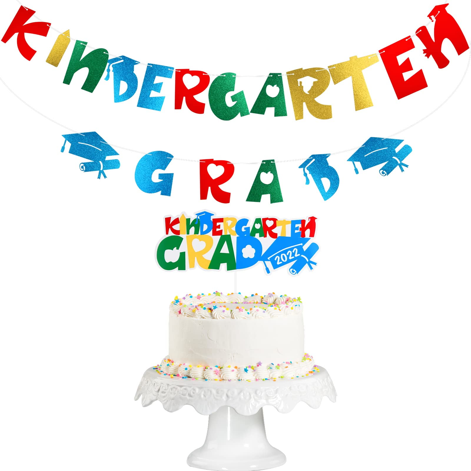 ELECLAND Kindergarten Graduation Banner and Kindergarten RST1 Cake ...