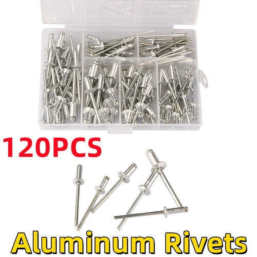 600-piece Rivet Kit Washers 8 Sizes 600-Piece Rivet Assortment Kit With ...