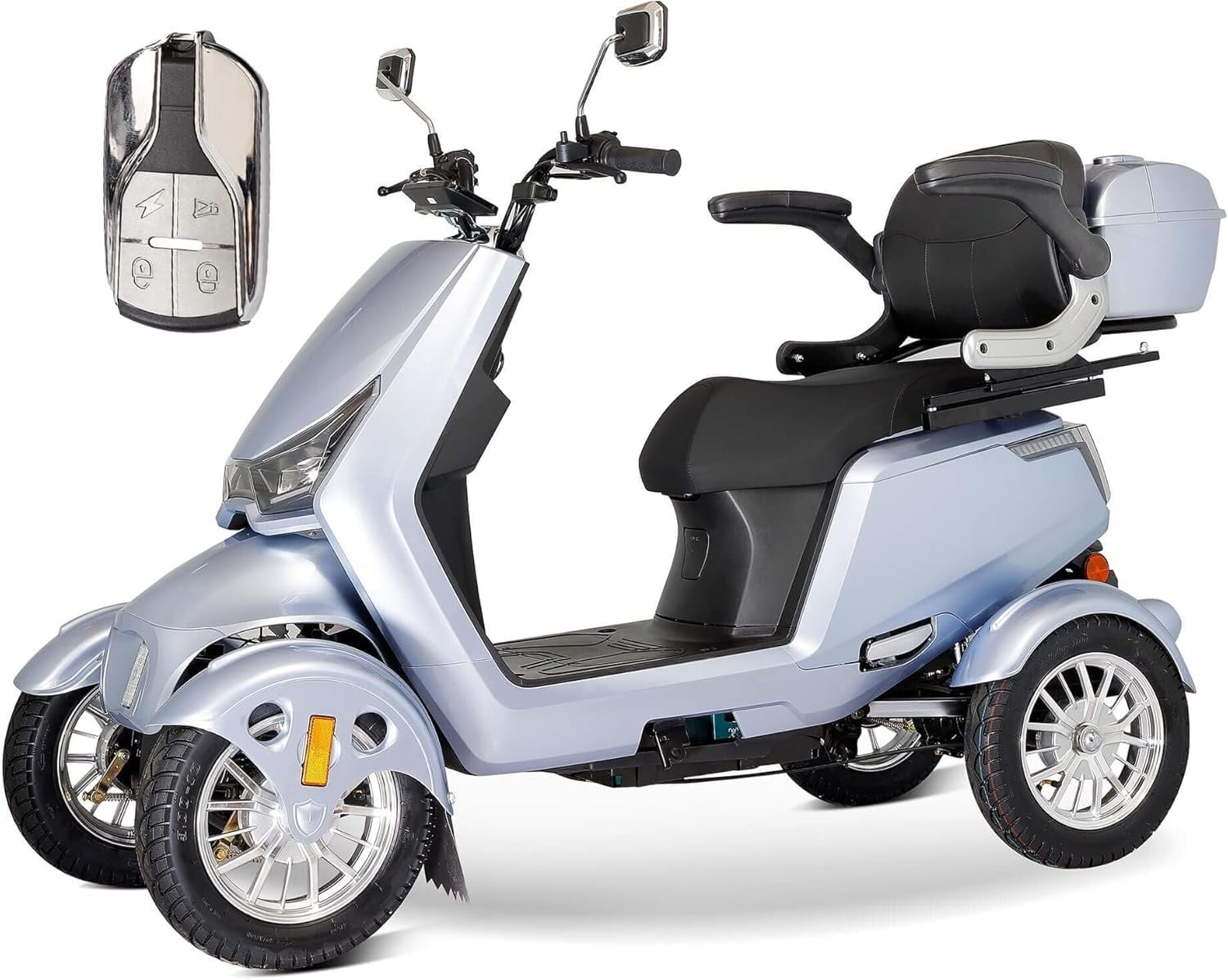 Mobility Scooter Secure 4-Wheel Adjustable with Charger,350 Lb Limit ...