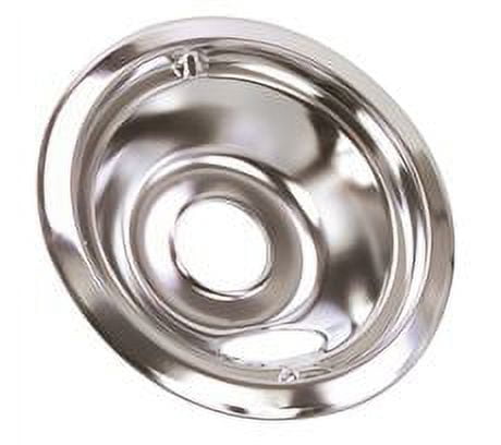 ELECTRIC RANGE DRIP PAN FITS GE RANGES, CHROME, 8 IN., 6 PER PACK ...