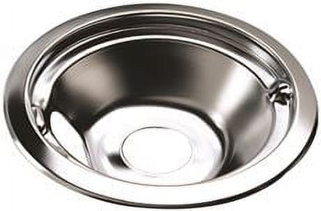 ELECTRIC RANGE DRIP PAN FITS WHIRLPOOL® RANGES, CHROME, 6 IN., 6 PER ...