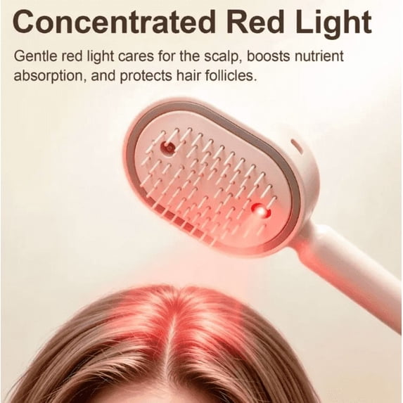 ELECTRIC SPRAY AIR CUSHION MASSAGE COMB Refillable Water Chamber No ...