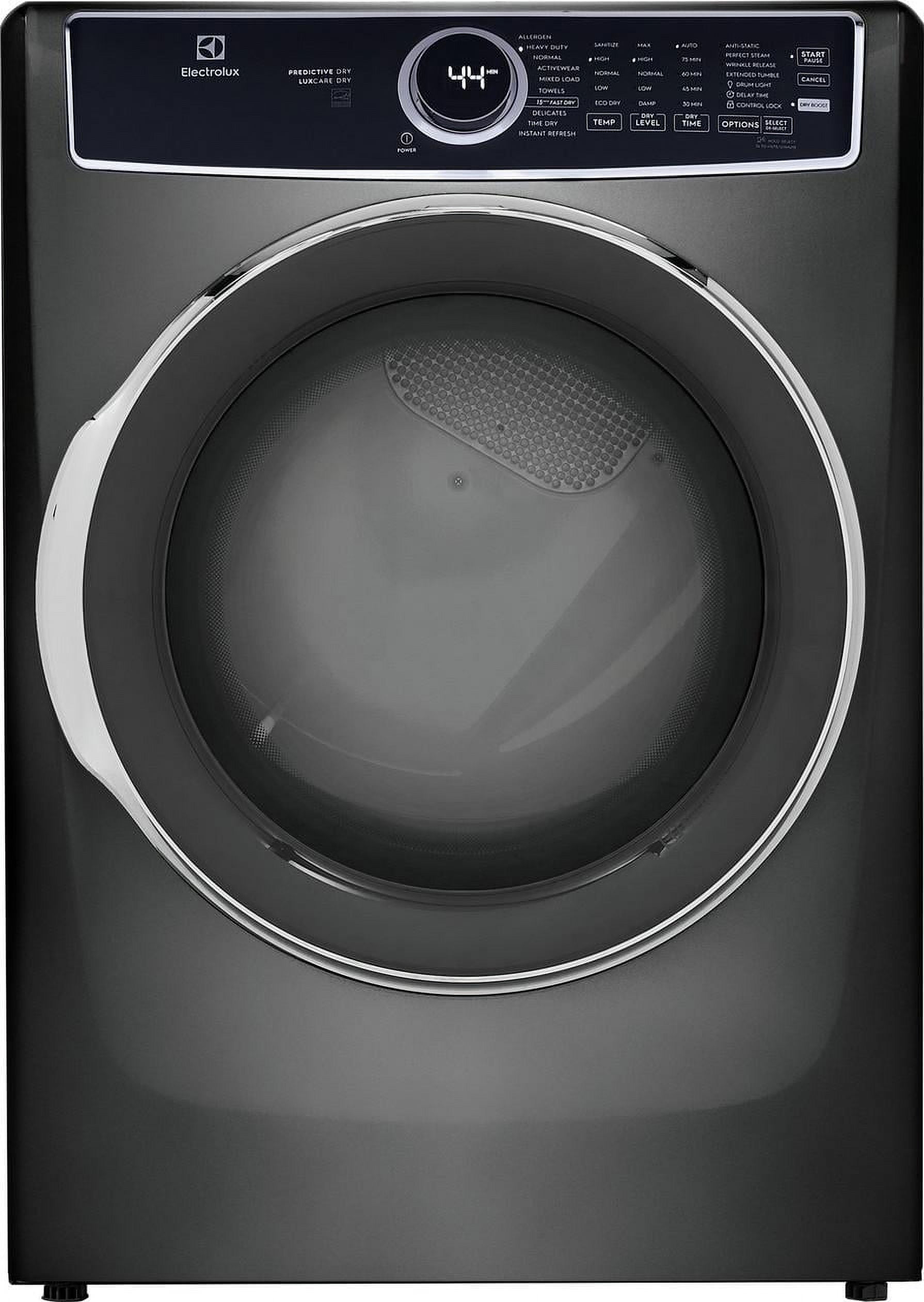 Electrolux ELFE7537AT 8.0 Cu. Ft. Stackable Electric Dryer with Steam ...