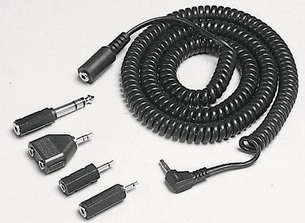 ELECTROVISION - 3.5mm Headphone Extension Lead Kit, 6m Black - Walmart.com