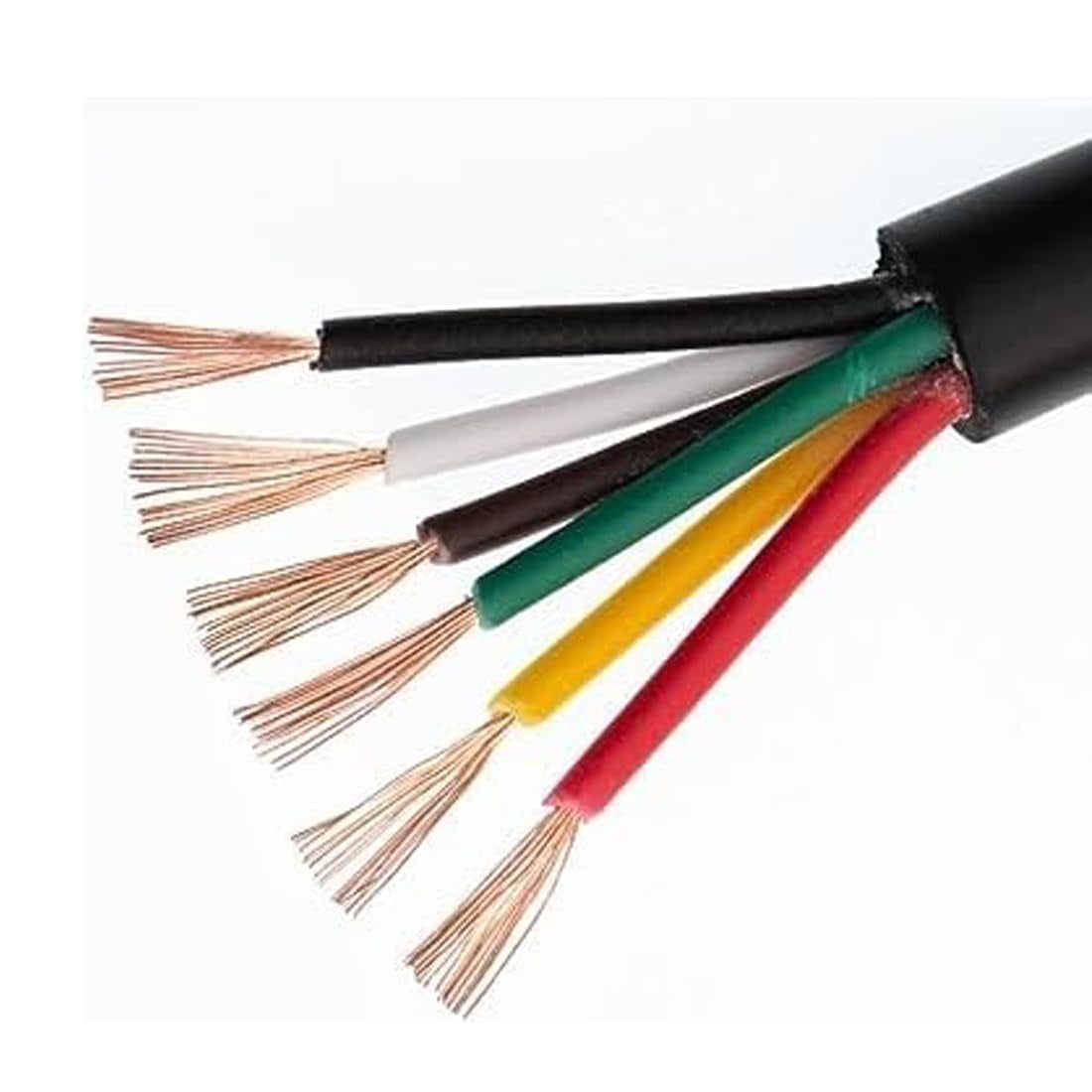 ELECTRRIUS Round Copper Wire Cable Size 15 MM X 6 Core With ISI MARK ...