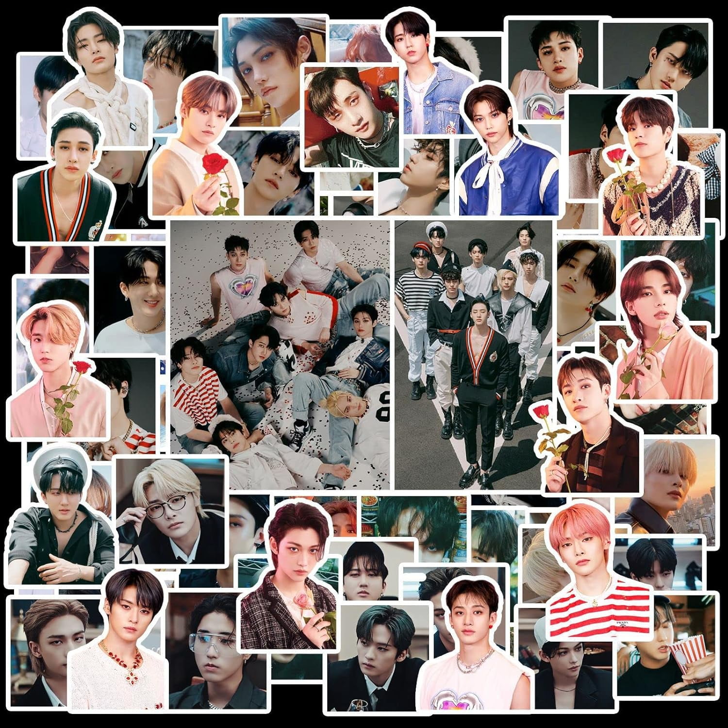 ELEFAD Stray Kids Sticker Pack of 100 Stray Kids MAXIDENT Stickers ...