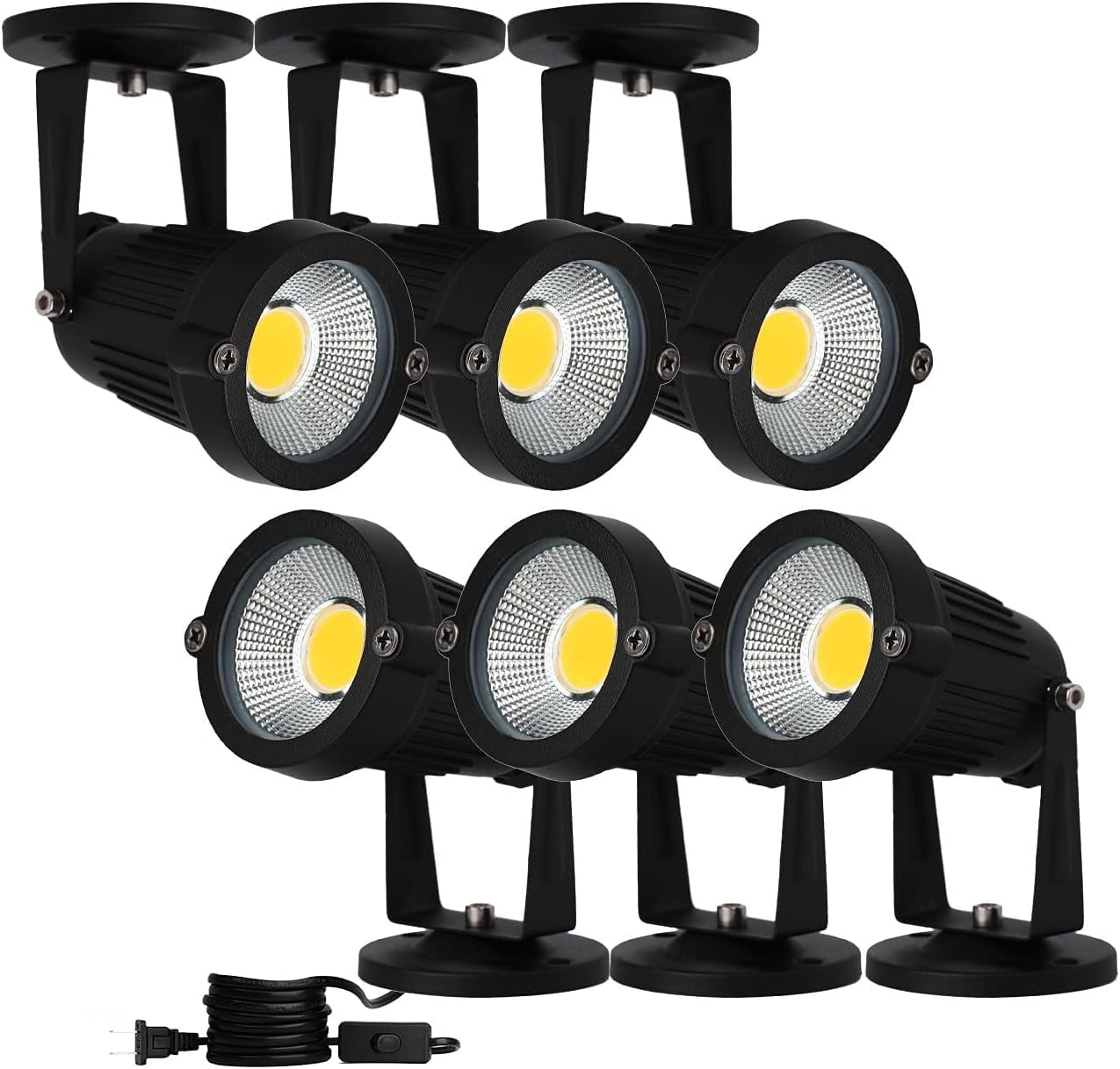 ELEGLO 110V Landscape EC36 Spotlight,LED Landscape Lighting Outdoor for ...