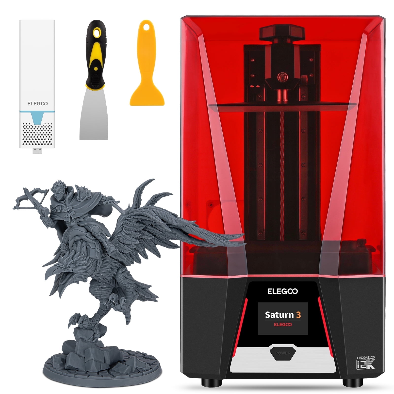 Brandclub - Elegoo Saturn 3-E 3D Printer with 10-inch 12K Mono LCD ...