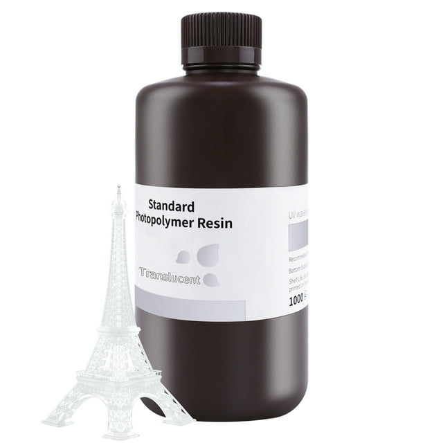 ELEGOO Standard LCD 3D Printer Resin, Fast UV-Curing 3D 405nm UV Resin ...