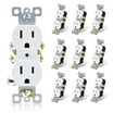 Faith [10-Pack] Duplex Receptacle Outlet, Non-Tamper-Resistant 3-Prong ...