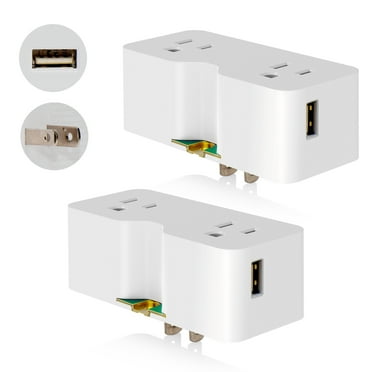 360 Electrical 36030 Quad Tap Rotating Outlet Adapter - Walmart.com