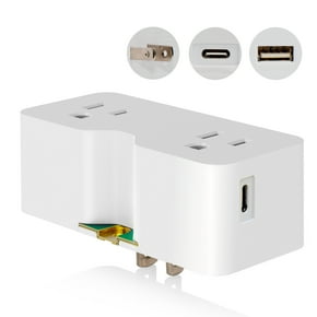 2 Prong to 3 Prong Adapters in Plug Adapters - Walmart.com
