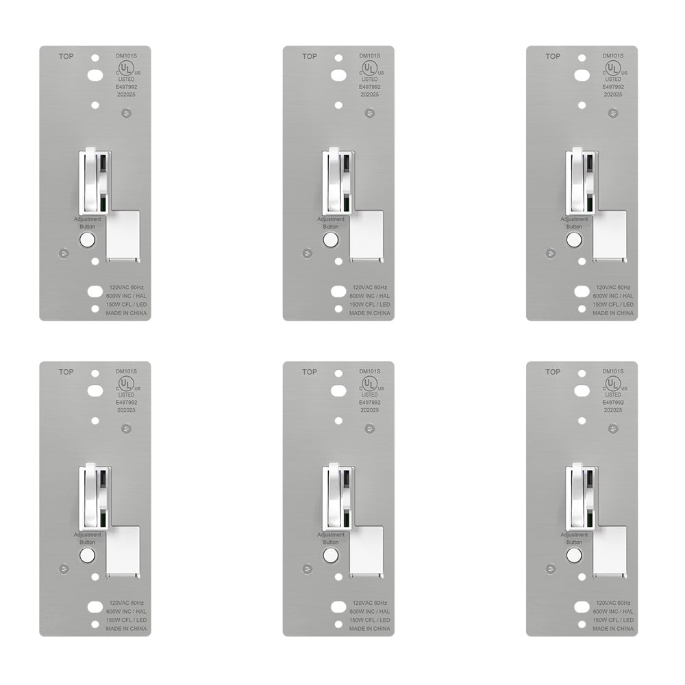 ELEGRP Digital Toggle Dimmer Switch, for LED, CFL, Incandescent Bulbs ...