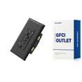 ELEGRP GFCI Outlet Outdoor, 20 Amp Electrical Outlet, Weather & Tamper ...