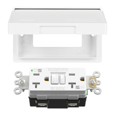 15Amp GFCI Outlet Ground Fault Circuit Interrupters Tamper-Resistant ...
