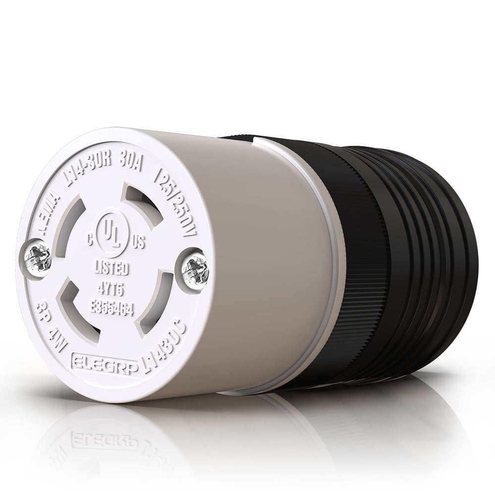 ELEGRP NEMA L14-30R Locking Connector, Generator Twist Lock Adapter ...