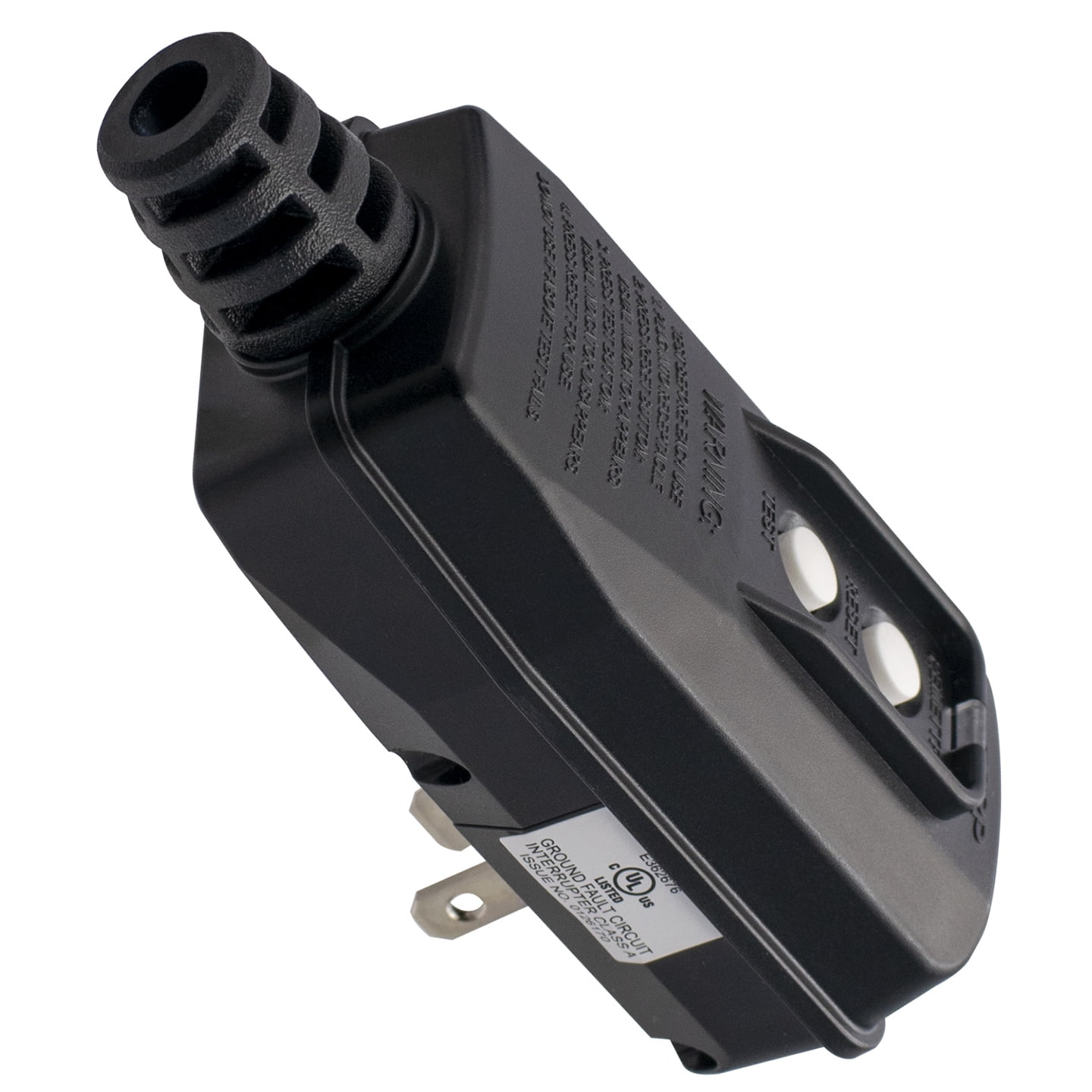 ELEGRP Auto-Monitoring GFCI Replacement Plug, 15A, Portable Self-Test ...