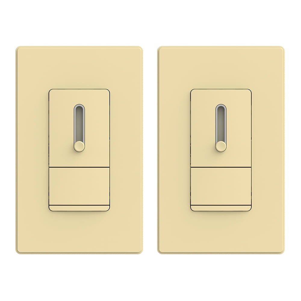Slide Dimmer Switch for Dimmable LED, CFL and Incandescent Light Lamp ...