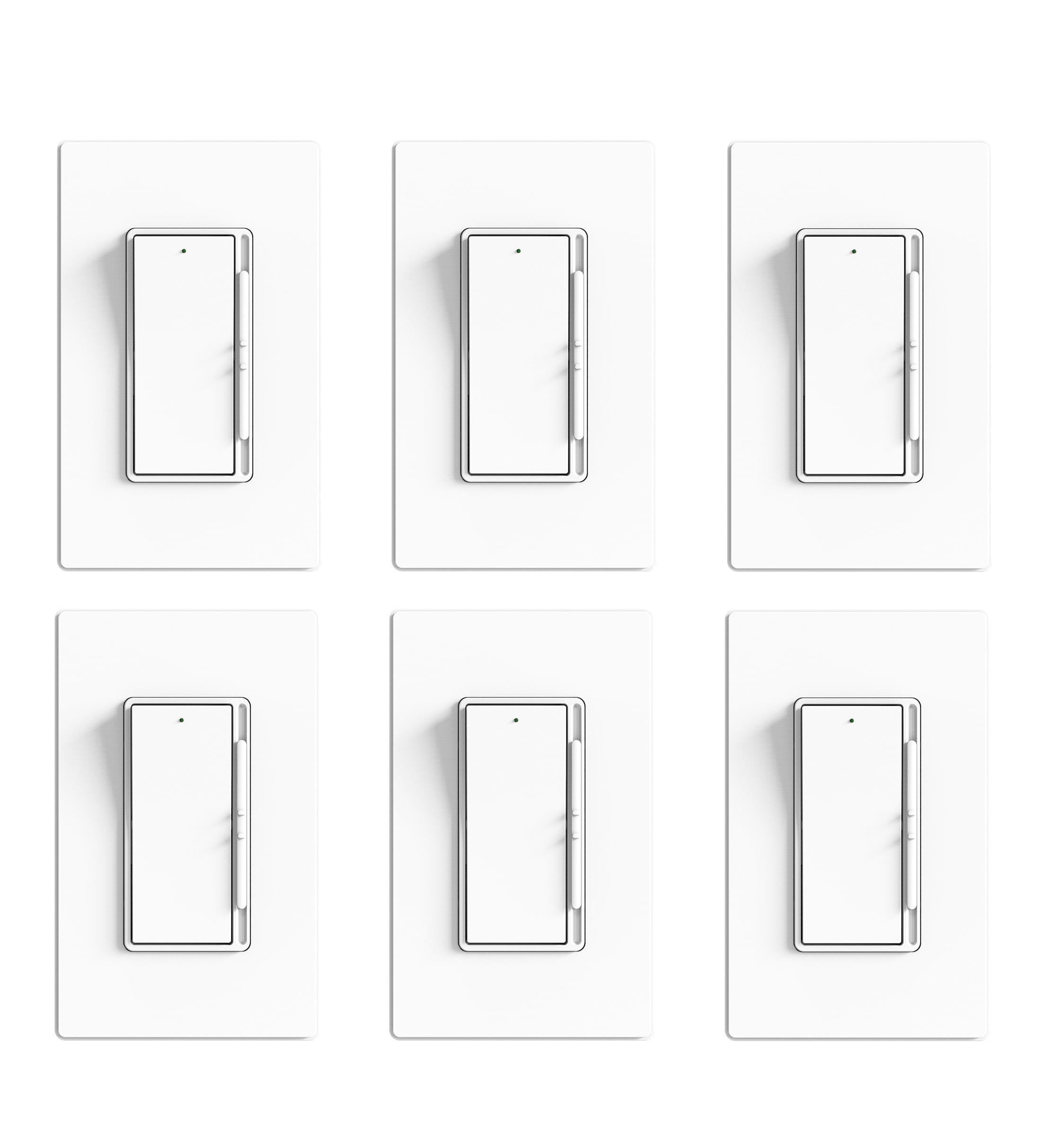 ELEGRP Slide Dimmer Switch, Single Pole and 3-Way, Wall Plate Included ...