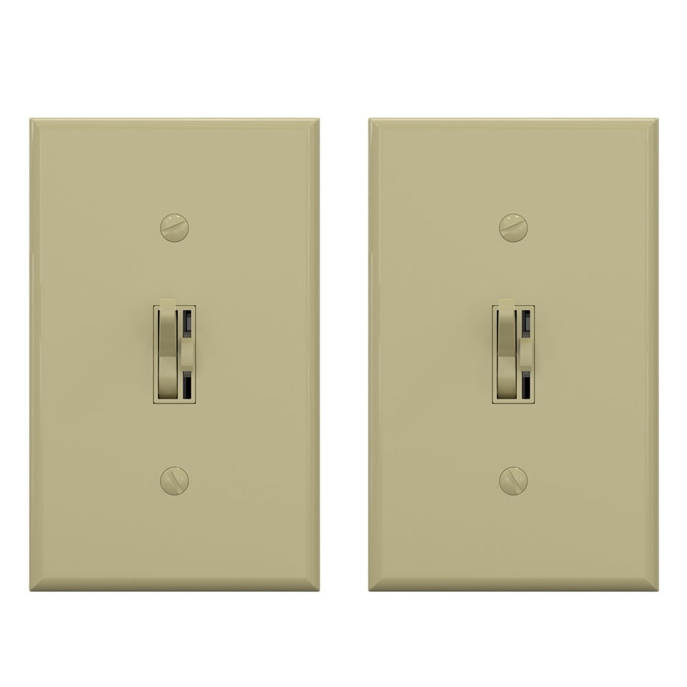 ELEGRP Slide Toggle Dimmer Switch,Single Pole & 3-Way Toggle LED Dimmer ...