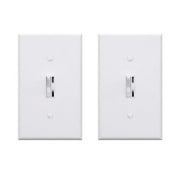 Maxxima 3-Way/Single Pole Decorative LED Slide Dimmer, LED Compatible ...