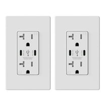 ELEGRP USB Outlets Receptacles, 3-Port USB C Wall Outlet, 30W 6.0A USB ...