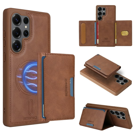 ELEHOLD 2-in-1 Case for Samsung Galaxy S24 Ultra, RFID Blocking ...