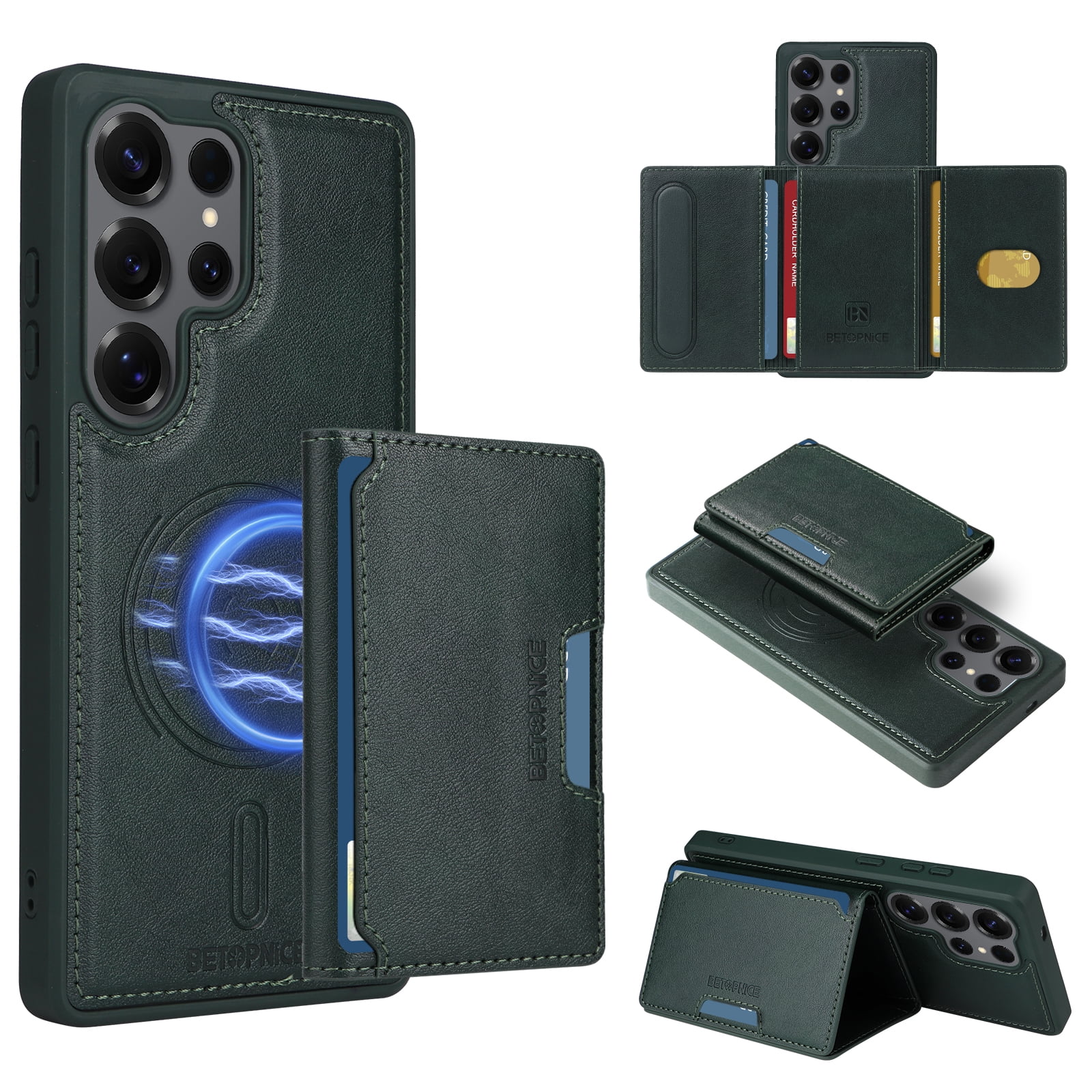 ELEHOLD 2-in-1 Case for Samsung Galaxy S25 Ultra, RFID Blocking ...