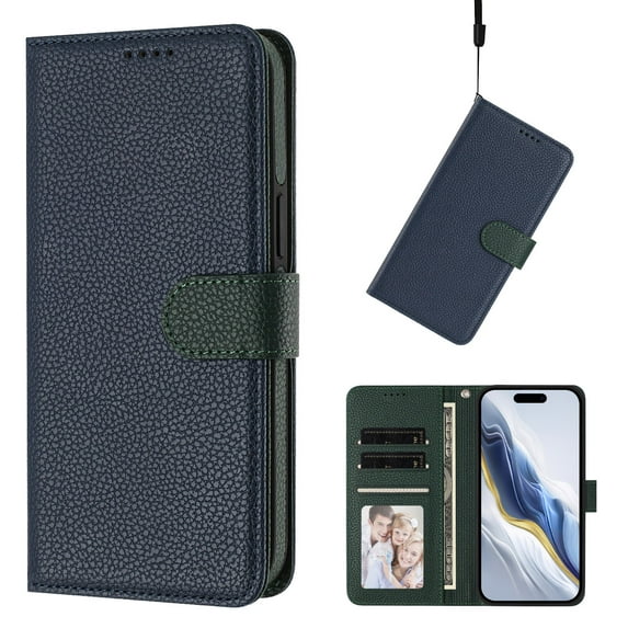 ELEHOLD 2-in-1 Magnetic Wallet Case for iPhone 14, RFID Protection ...