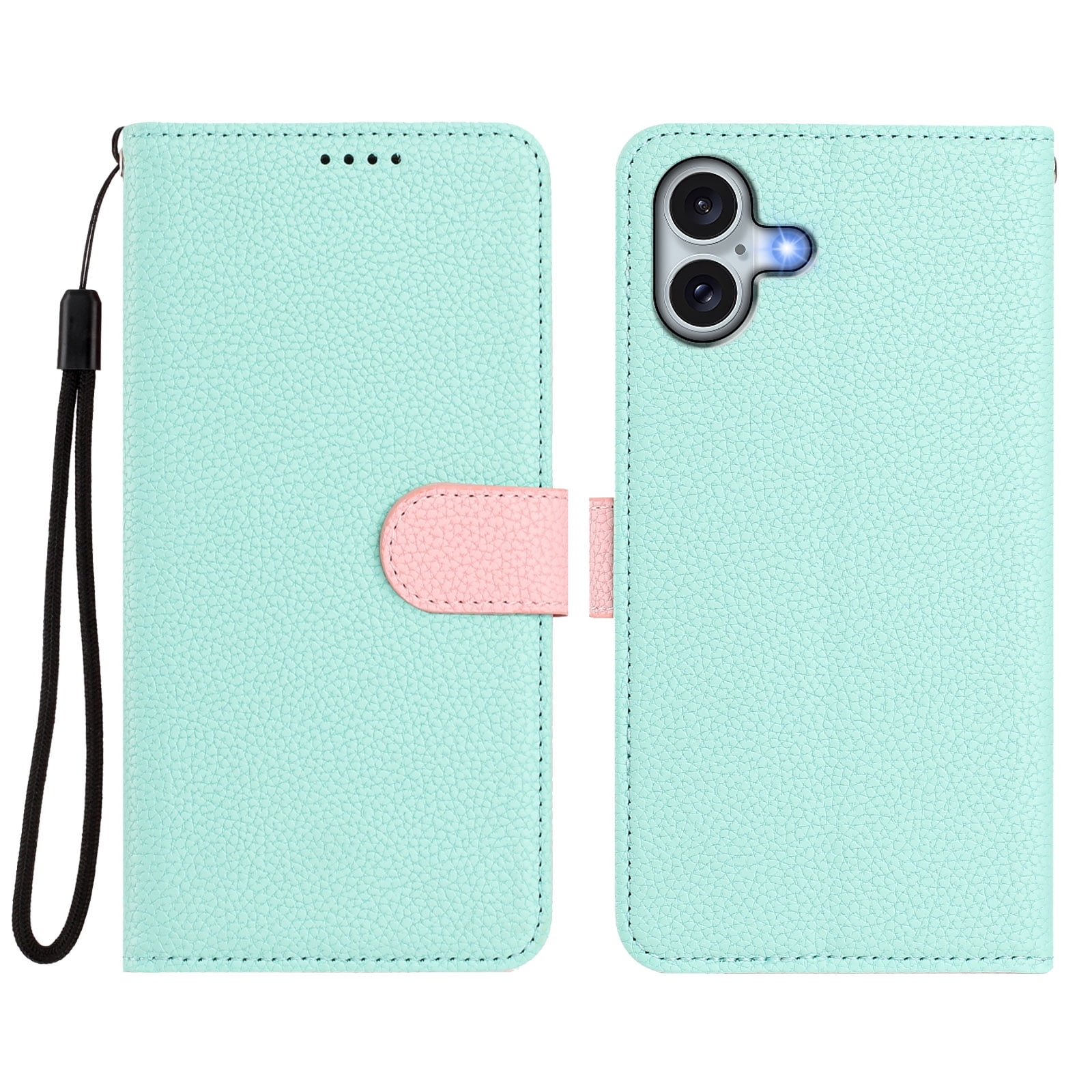 ELEHOLD 2-in-1 Magnetic Wallet Case for iPhone 16 Plus, RFID Protection ...