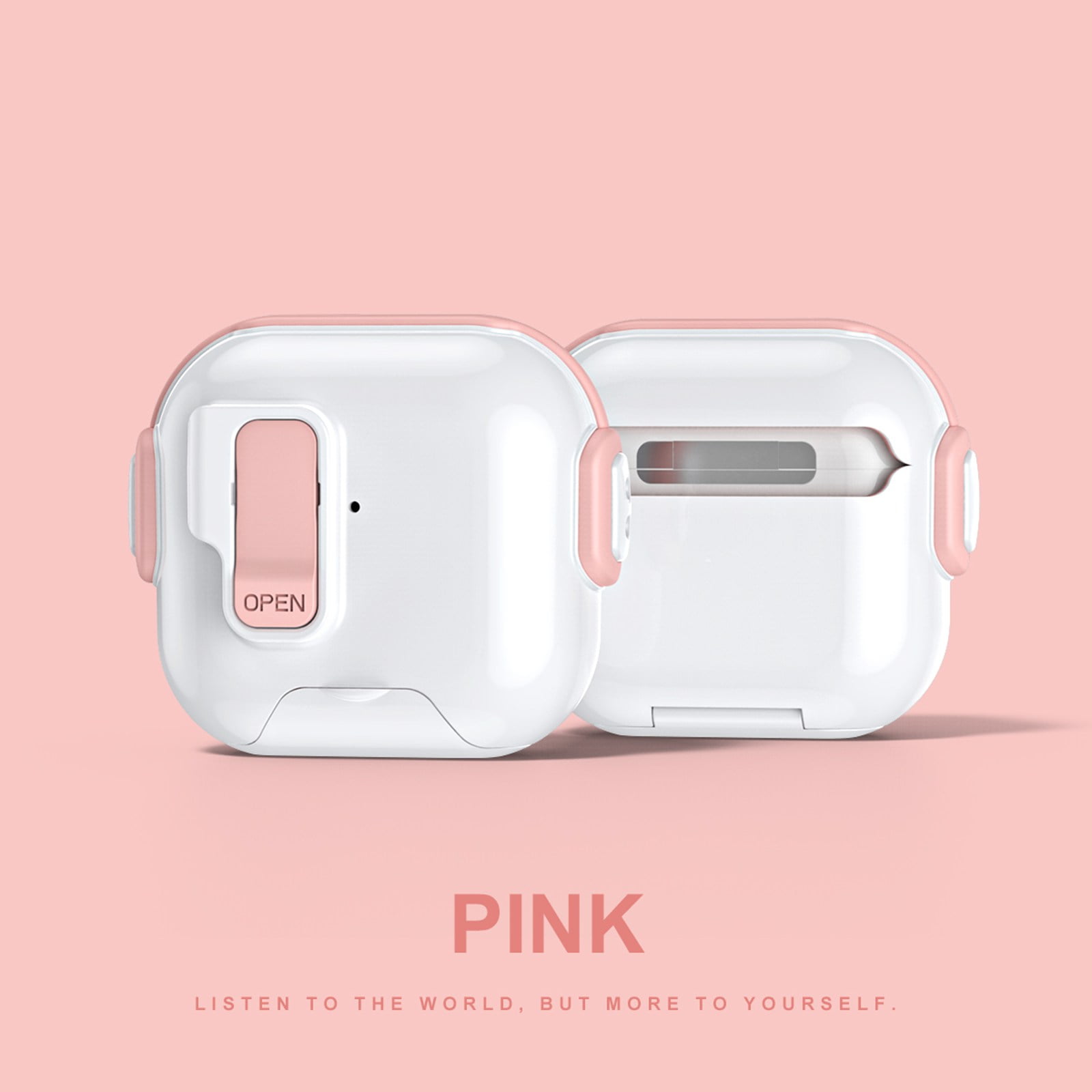 ELEHOLD For Airpods 4 (2024) Protective Case, Shocproof Slim Wireless ...