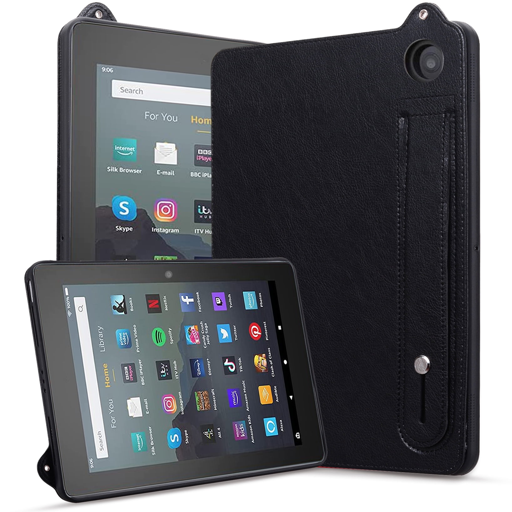 ELEHOLD for Amazon Fire HD 8 (8th/7th/6th Generation) Case, Slim Fit ...