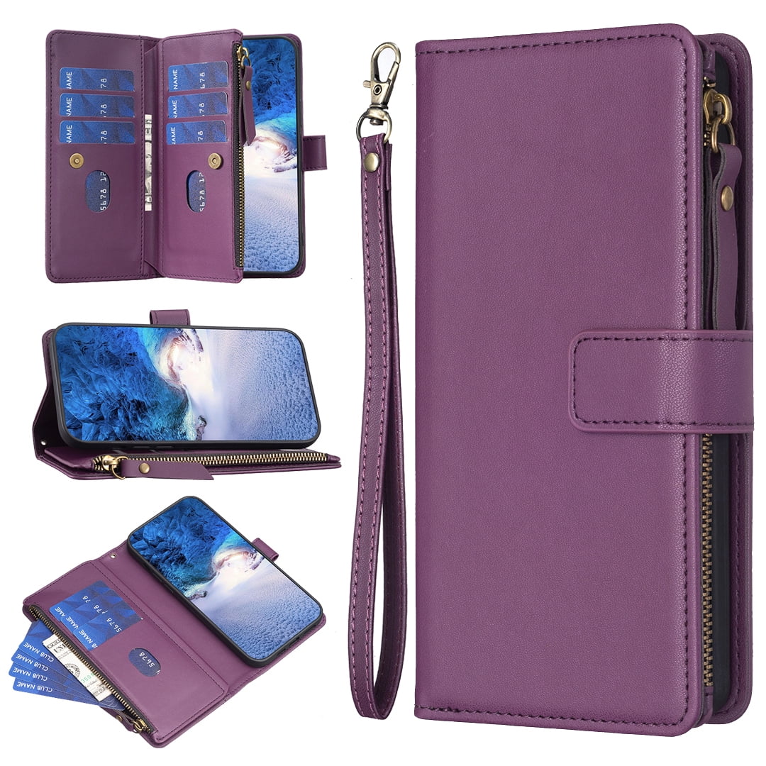ELEHOLD for Apple iPhone 14 Pro Magnetic Wallet Case, RFID Blocking ...