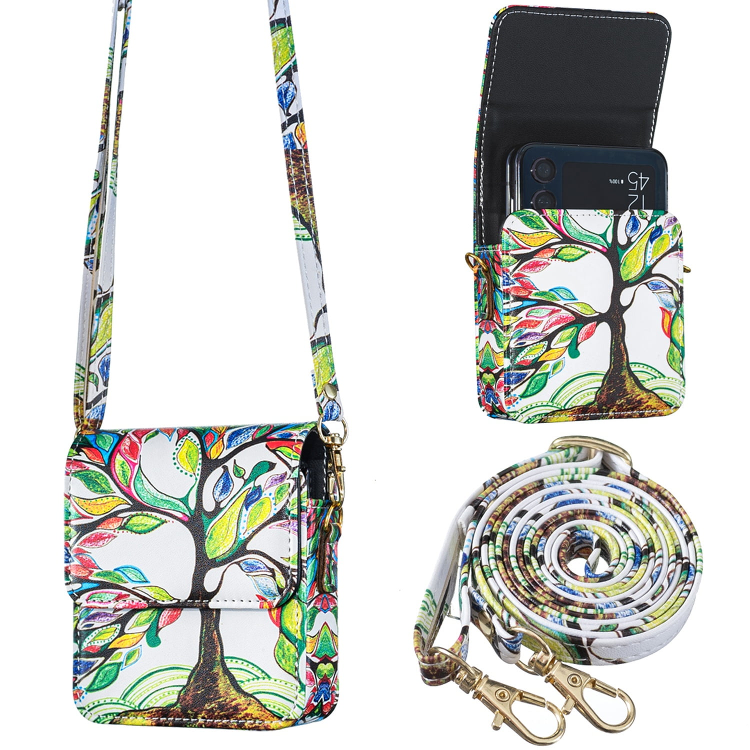 ELEHOLD Butterfly Crossbody Phone Bag for Motorola Razr Ultra 2025 ...