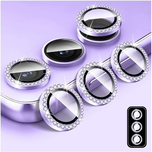 ELEHOLD Camera Protector For Samsung Z Flip 7 2025, Bling Metal ...