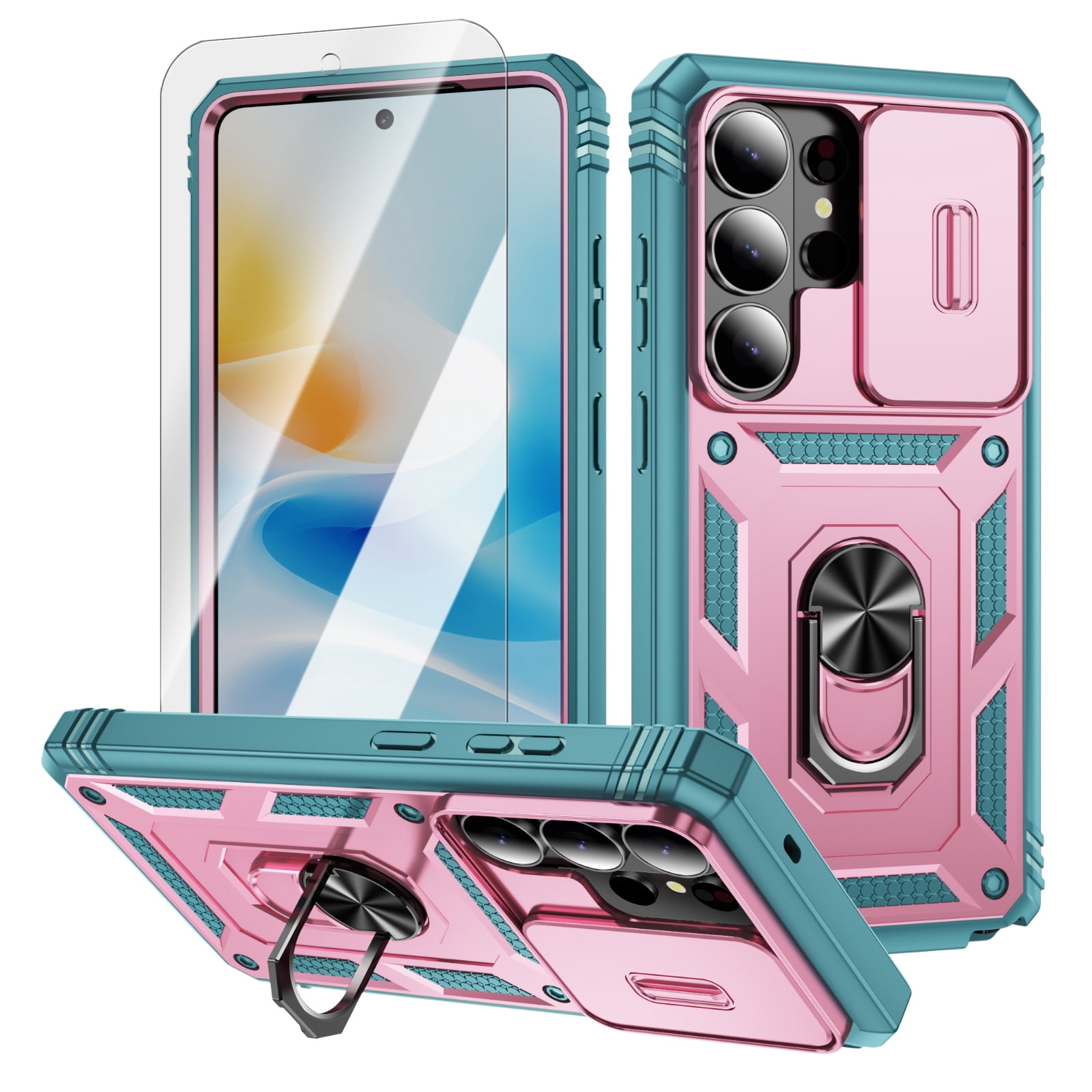ELEHOLD Case for Samsung Galaxy S26 Ultra, Slide Camera Cover, Rugged ...