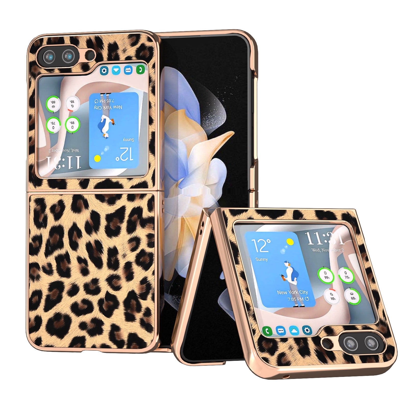 ELEHOLD Case for Samsung Galaxy Z Flip 5 2023, Slim Fashion Design ...