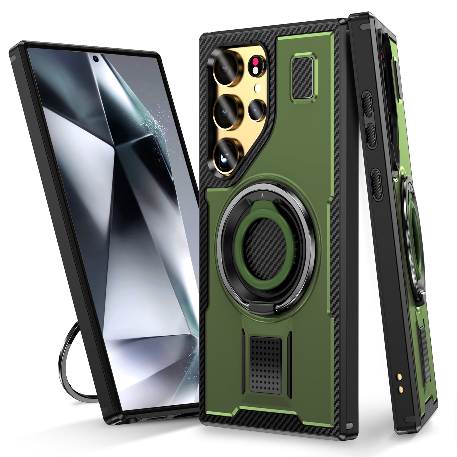 ELEHOLD Case for Samsung Galaxy S22 Ultra, Anti-Drop Heavy Duty Rugged ...
