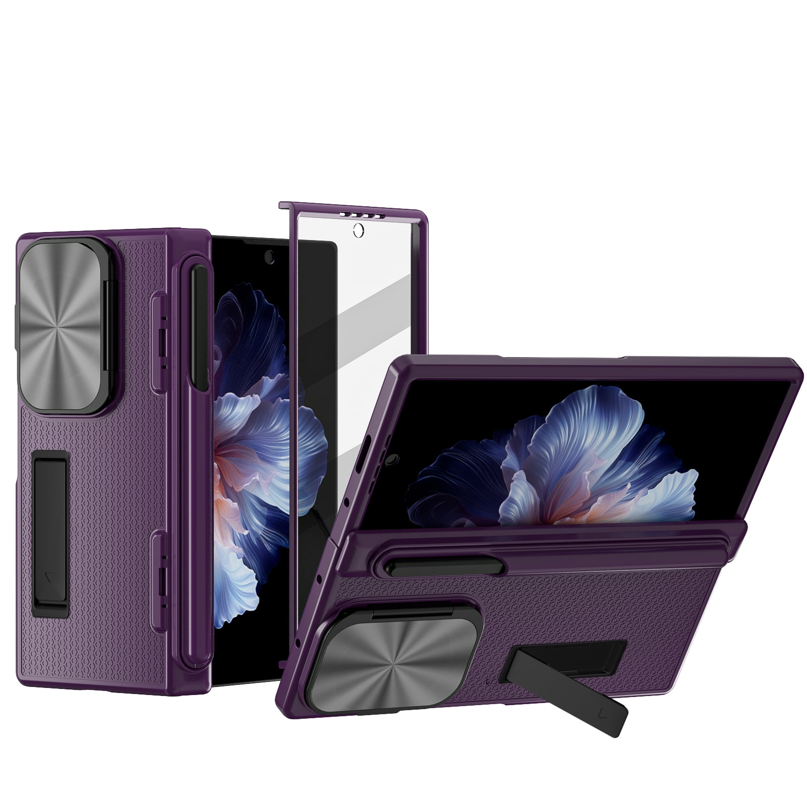 ELEHOLD Case for Samsung Galaxy Z Fold 6, Shockproof Hinge Built-in ...