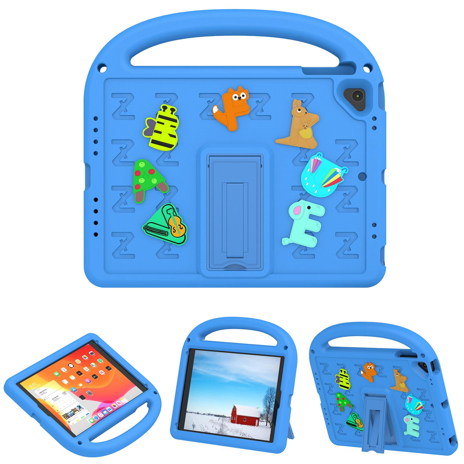 ELEHOLD Case for iPad 6th Generation, Fun Animal Design EVA Durable ...