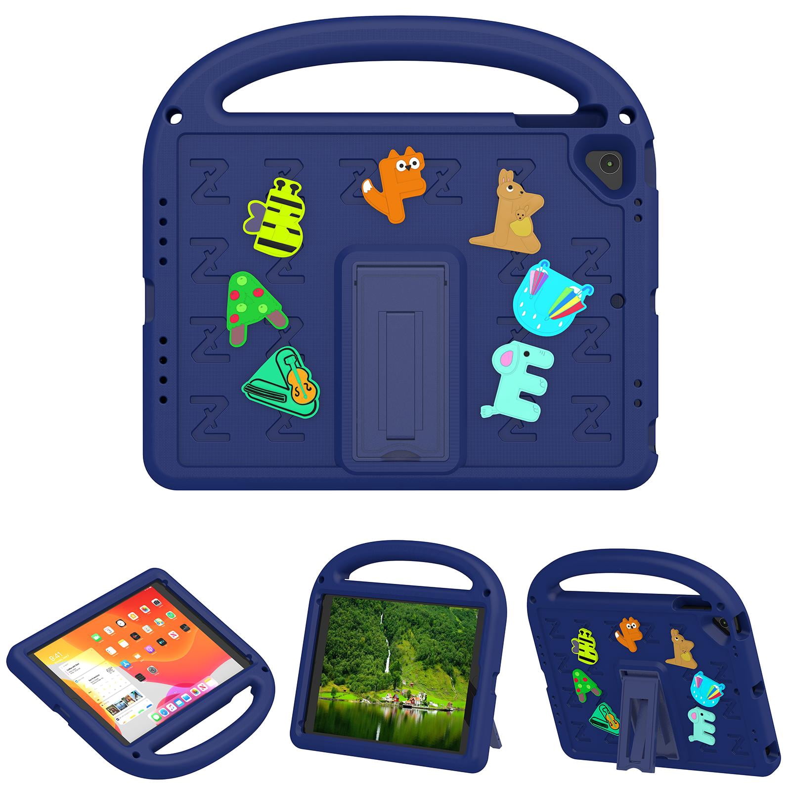 ELEHOLD Case for iPad 6th Generation, Fun Animal Design EVA Durable ...