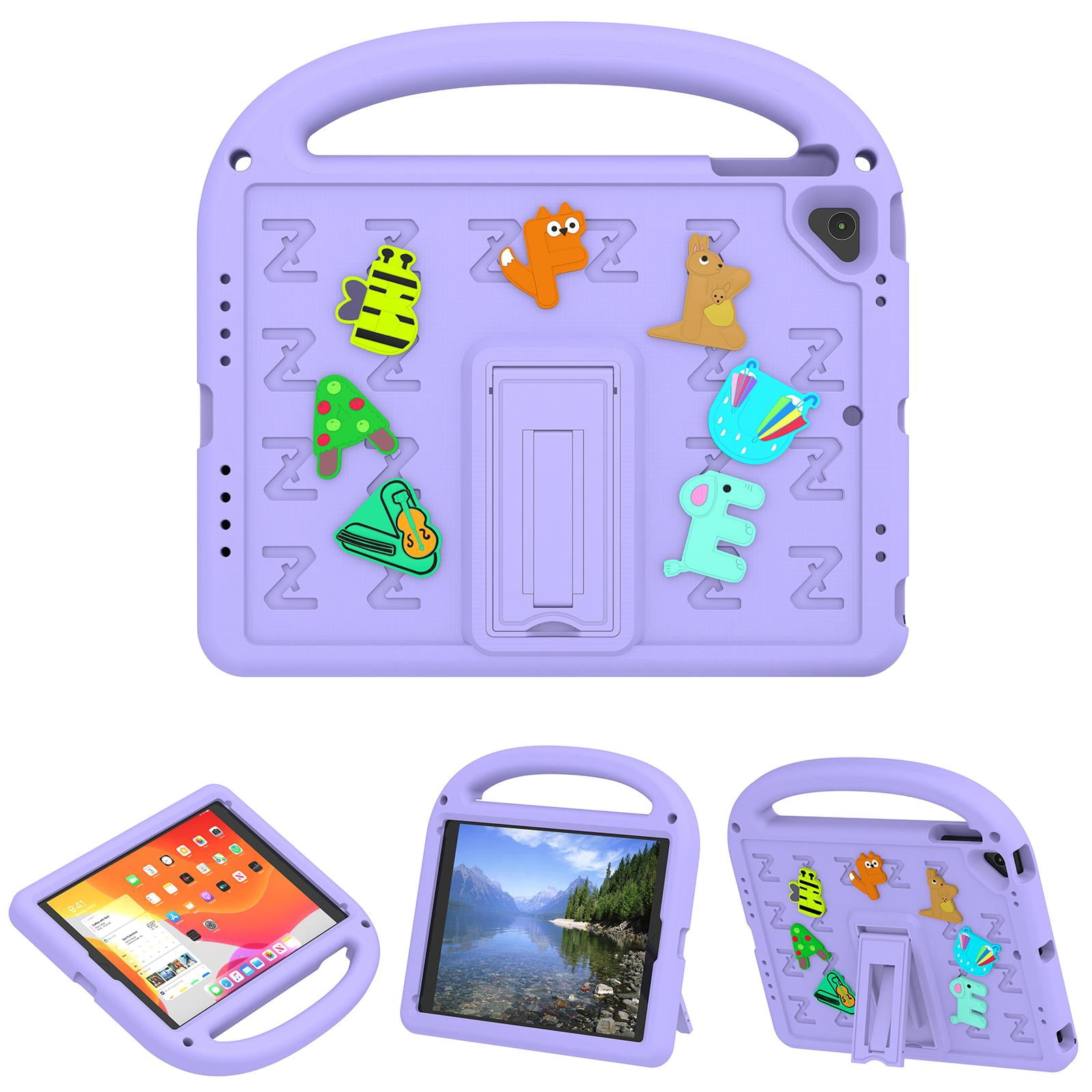 ELEHOLD Case for iPad 6th Generation, Fun Animal Design EVA Durable ...